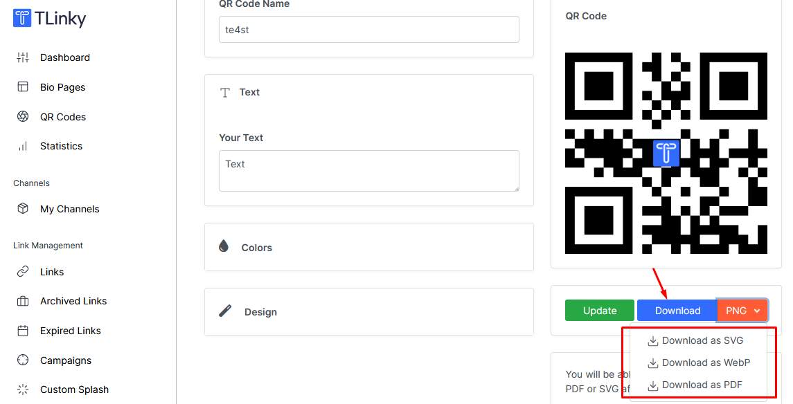 How To Create A Qr Code For A Link In 6 Steps Tlinky